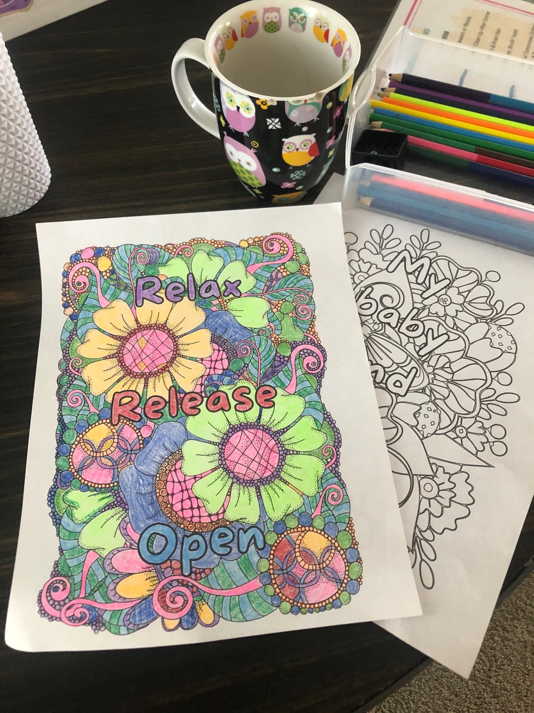 Coloring Book Pregnancy Birth Affirmations - Etsy