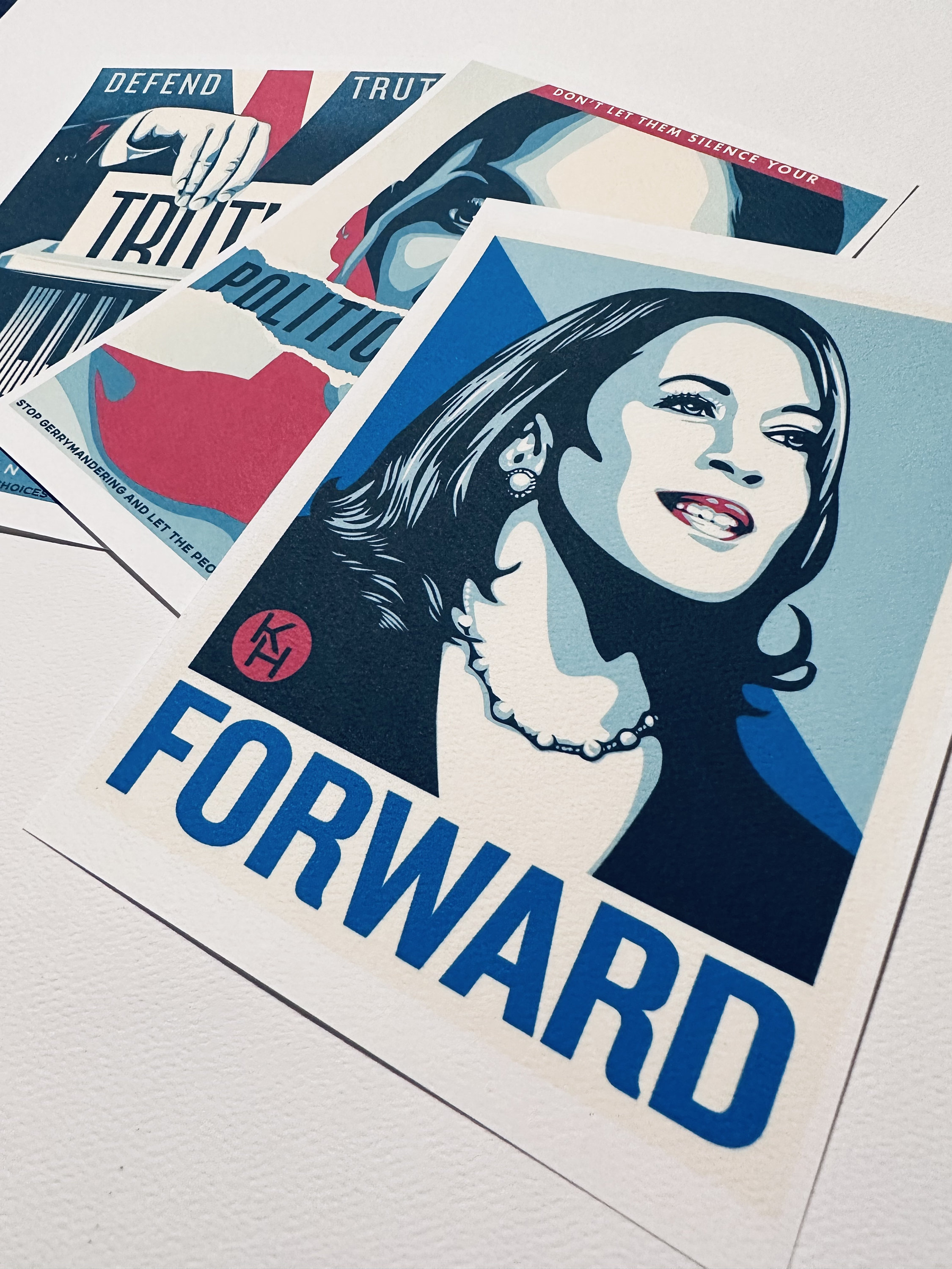 KAMALA HARRIS Campaign 2024 Art Posters - Etsy
