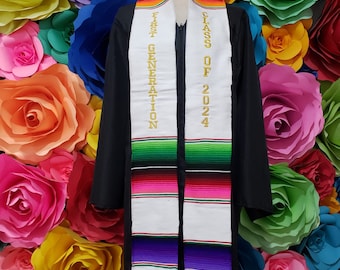 Mexican Zarape Sarape Class of 2024 Graduation Gift One Day Shipping ...