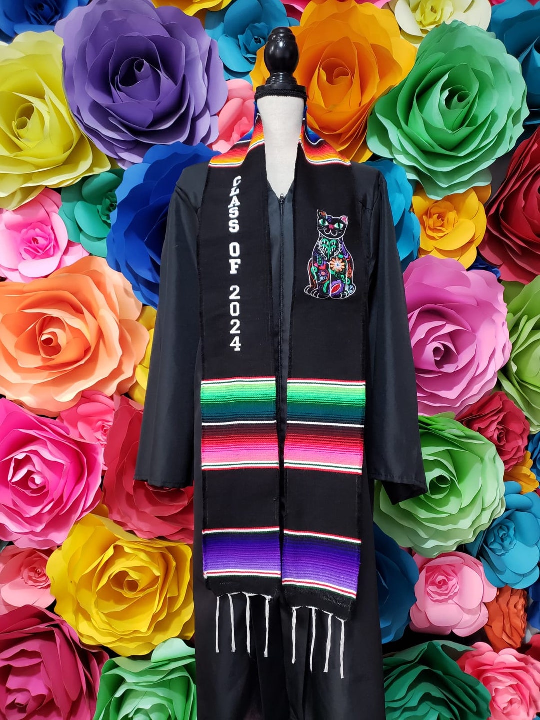 Mexican Zarape Sarape Class of 2024 Graduation Gift ONE Day SHIPPING ...