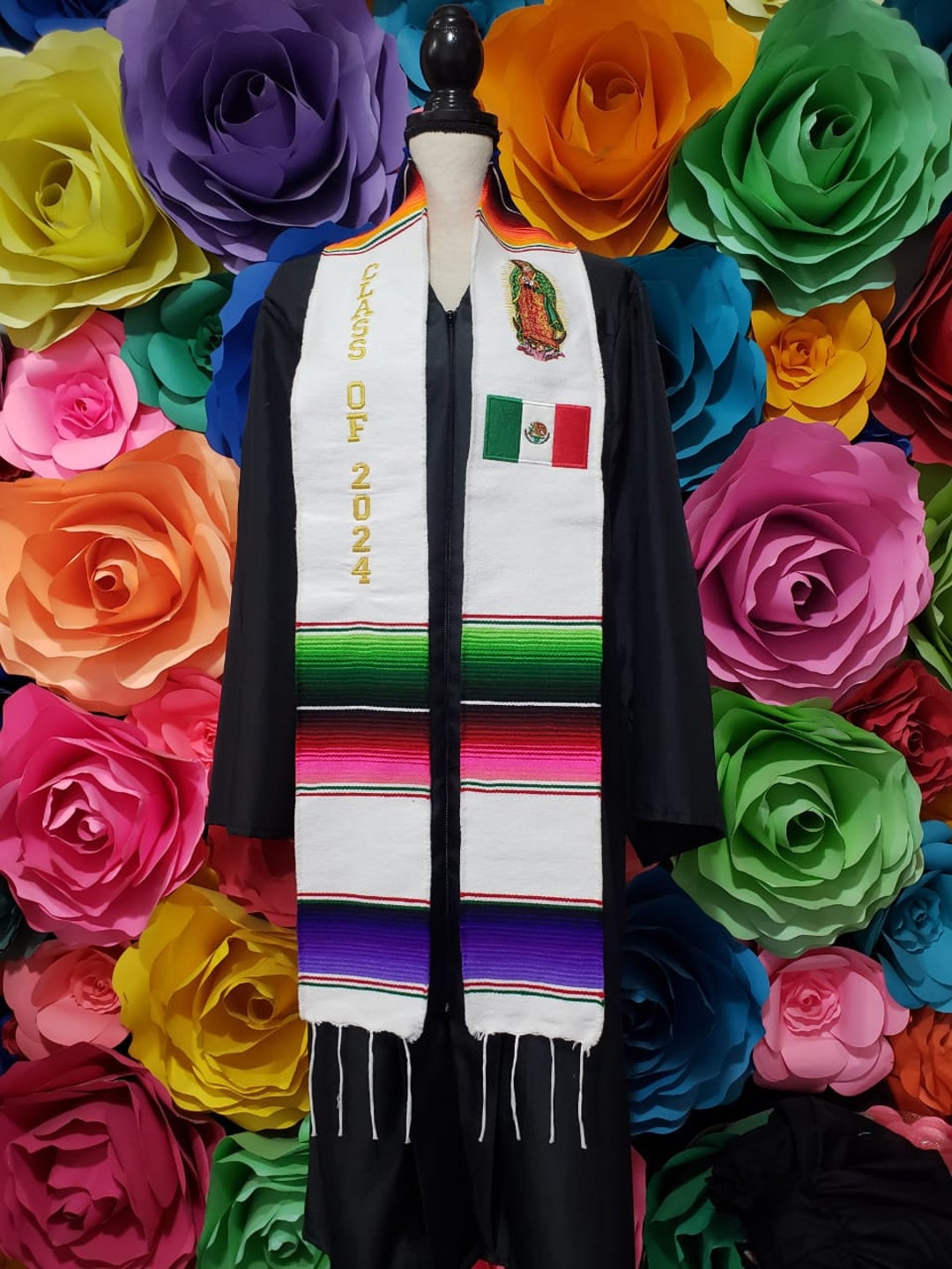 Mexican Zarape Sarape Class of 2024 Graduation Gift ONE Day SHIPPING ...