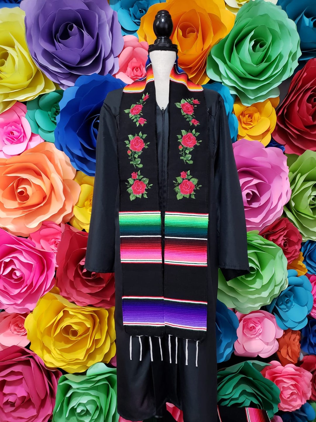 Mexican Zarape Sarape ROSES Graduation Gift One Day SHIPPING Graduation ...