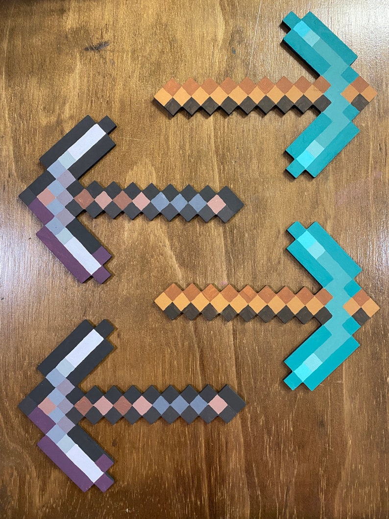 Cubeland Pixel Art Item Frame Spinable Items Inspired - Etsy