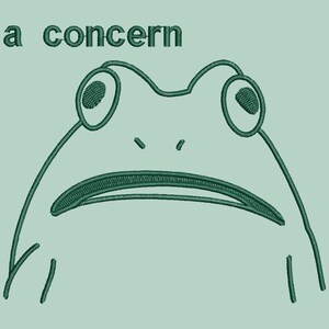 A Concern Frog T-shirt Sweater or Hoodie | Cute Meme Clothing ...