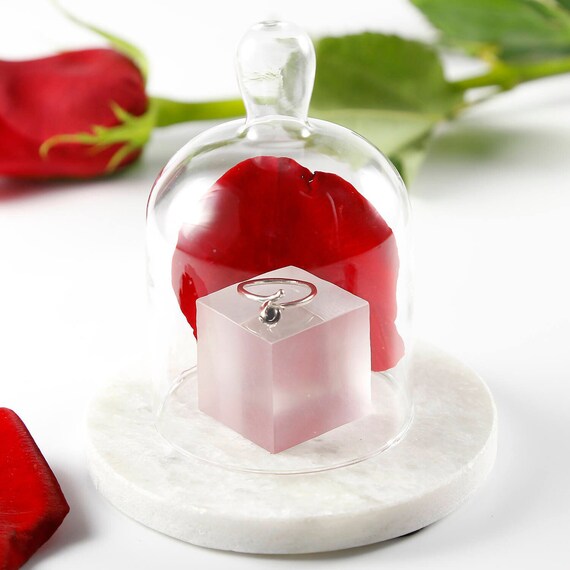 Little Rose Ring Tiny Flower Ring Beauty and the Beast - Etsy