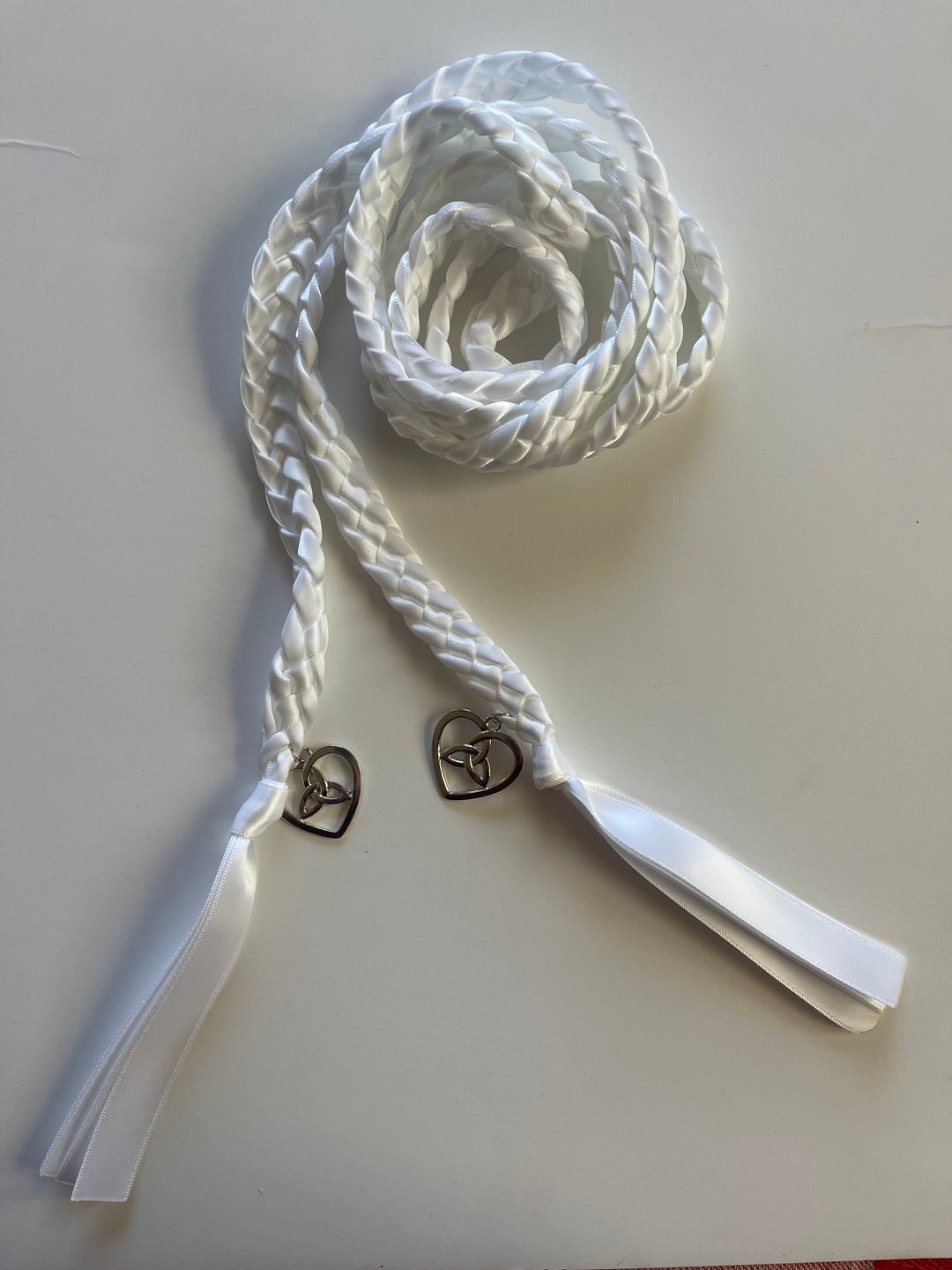White Handfasting Ceremony Braid- 6 or 9 Feet- Wedding- Binding Rope ...
