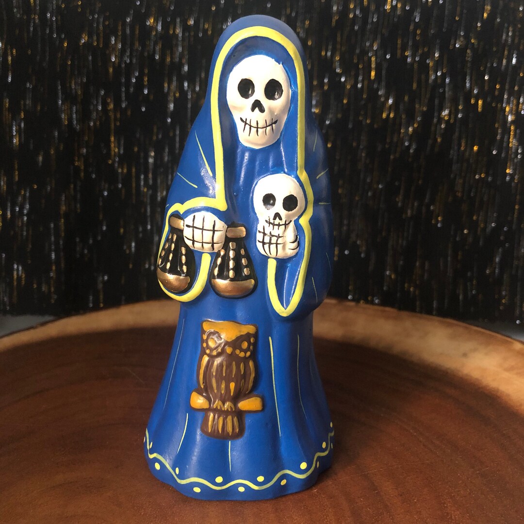 Santa Muerte Blue Holy Death Blue Azule Holy Death 6 Statue - Etsy