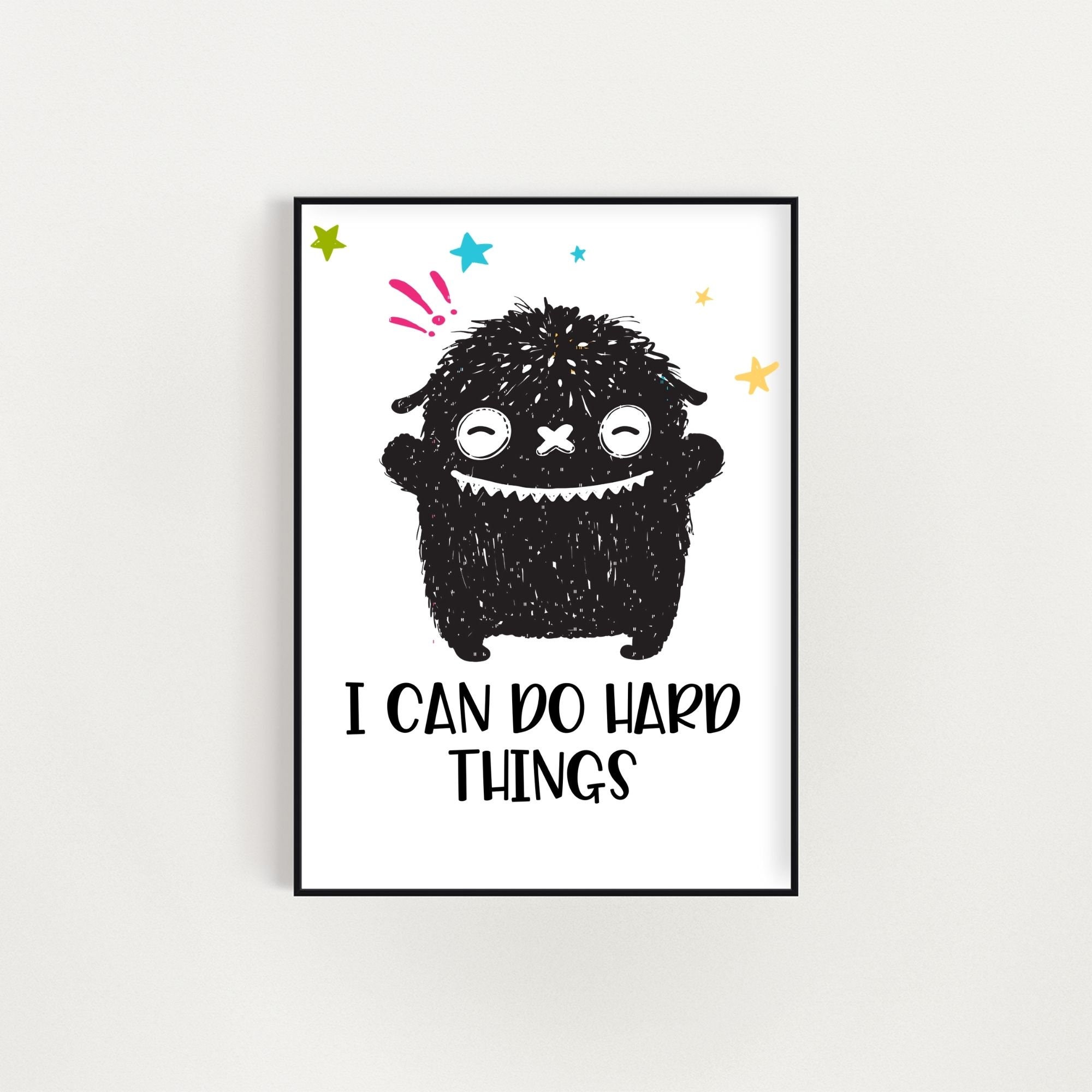Cute Monster Growth Mindset Posters (4) Classroom Decor, Inspirational ...