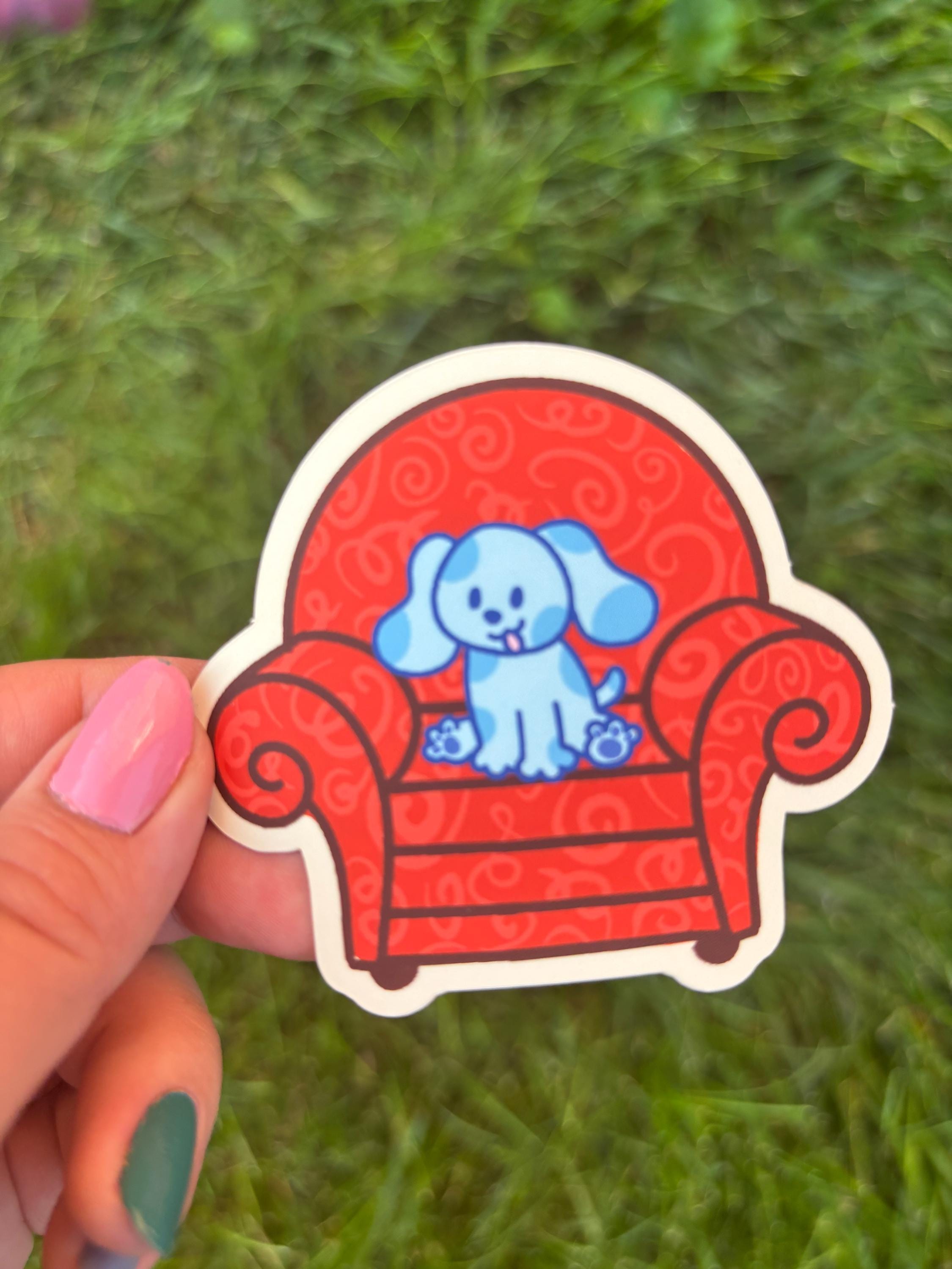 Blue's Clues Thinking Chair Sticker - Etsy