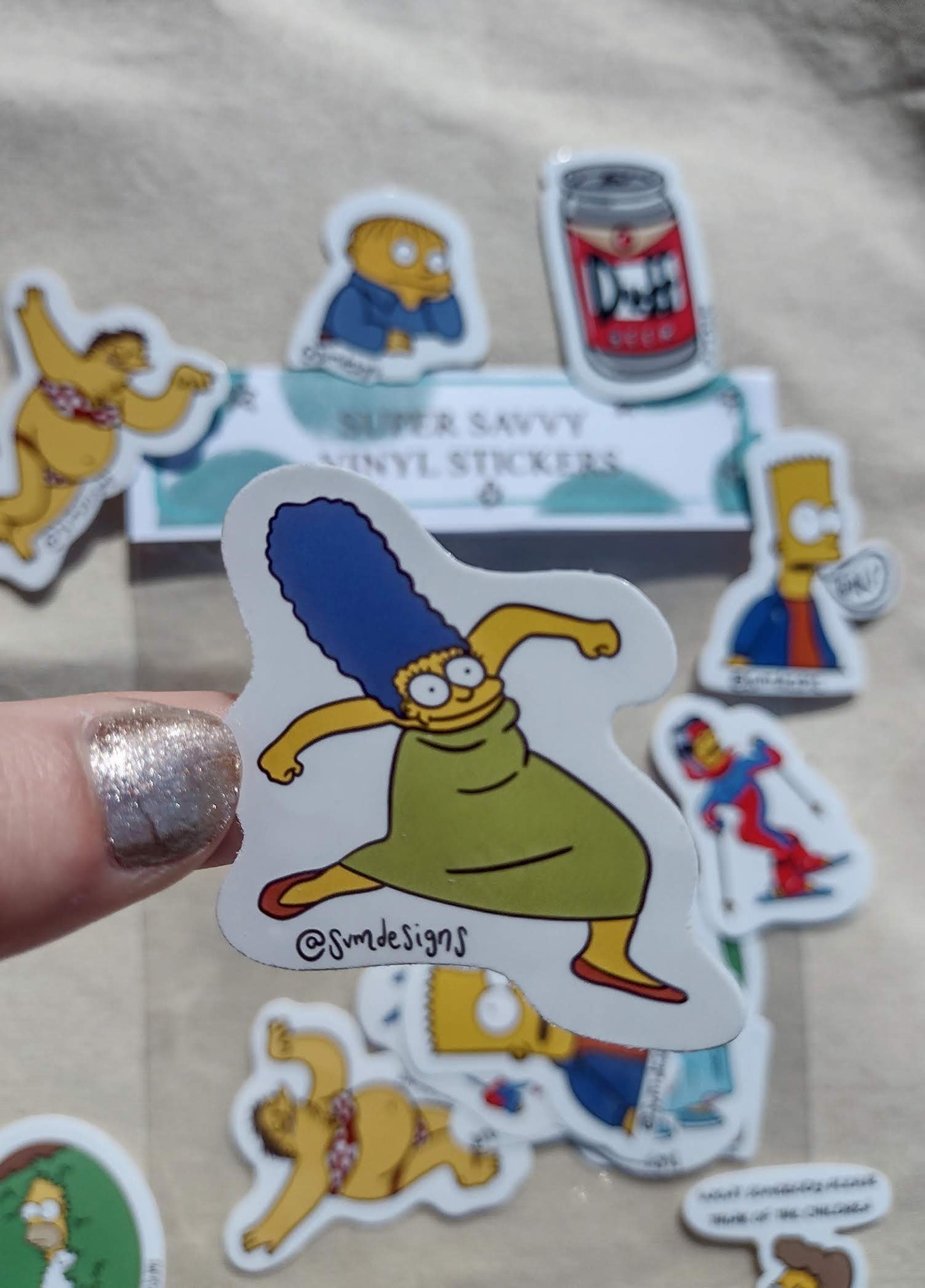 The Simpsons Simpsons Sticker Pack Simpsons Stickers Pack | Etsy