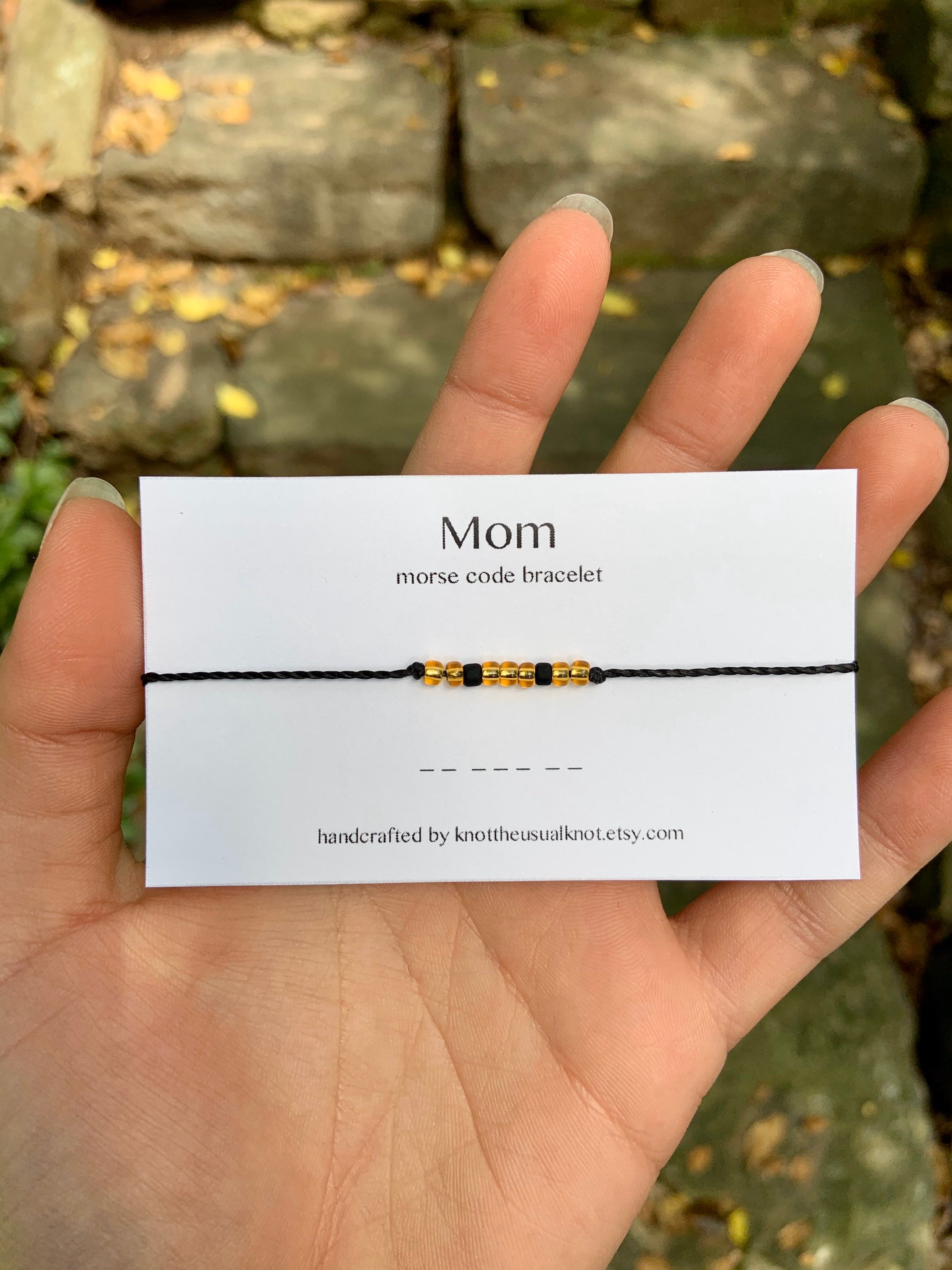 Mom Morse Code Bracelet Size Small 5 Inches Ready To Etsy mom-morse-code-bracelet-size-small-5-inches-ready-to-etsy