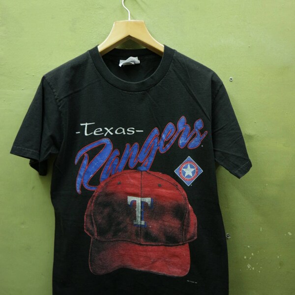 Texas Rangers Shirt Vintage - Etsy