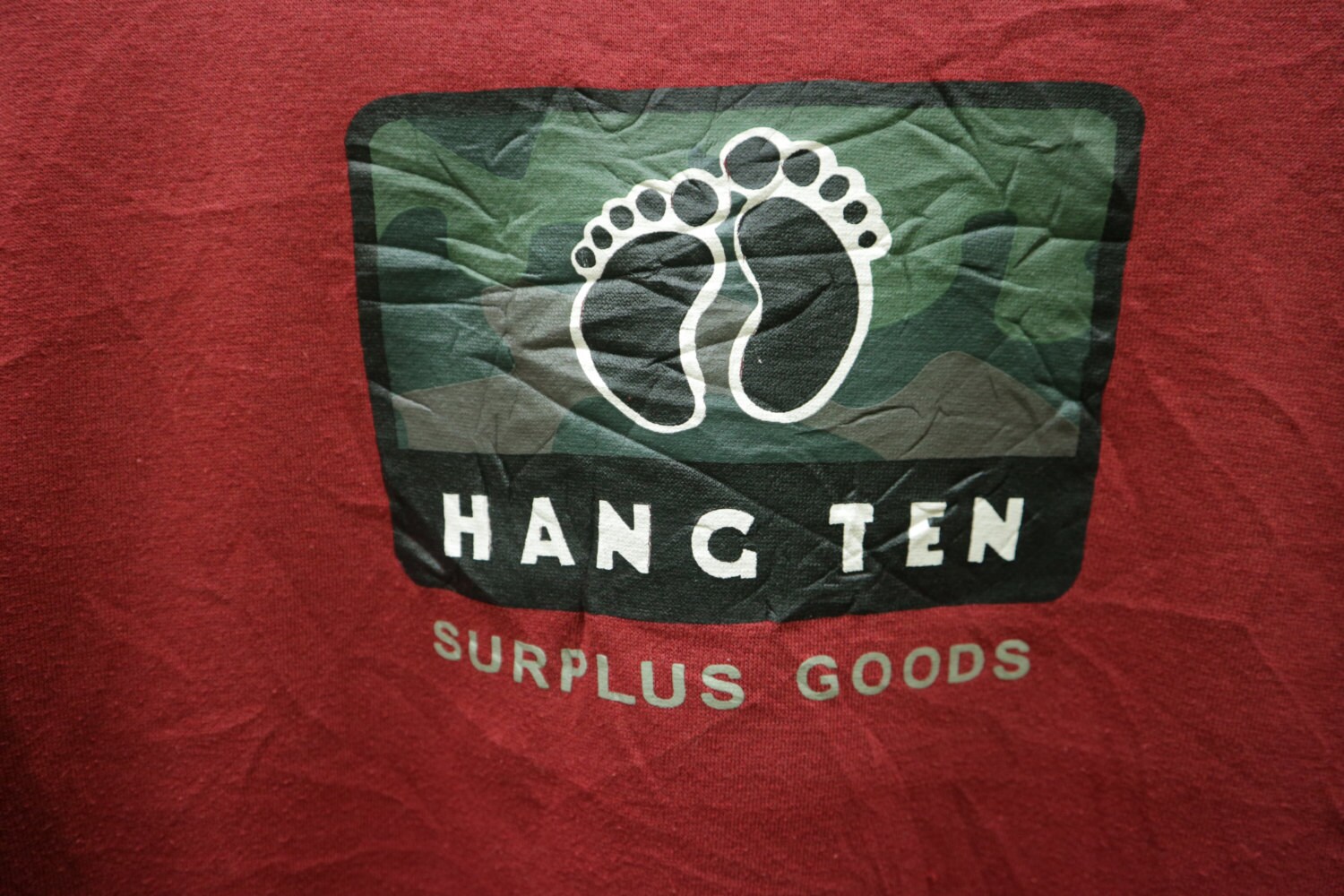 Vintage Hang Ten Sweatshirt Big Logo Surplus Goods Crewneck Pullover ...