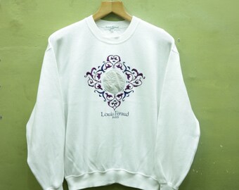 Vtg Rare 90s Louis Feraud Big Logo Pop Art Fashion Pullover - Etsy