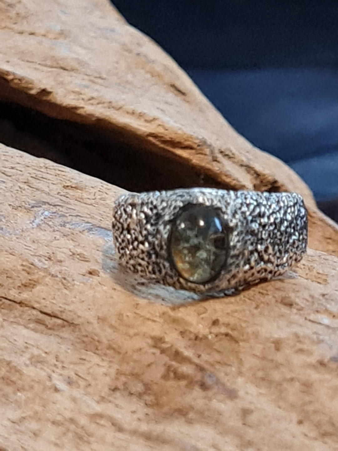 Phantom Quartz, Lodolite, Sterling Silver Ring - Etsy