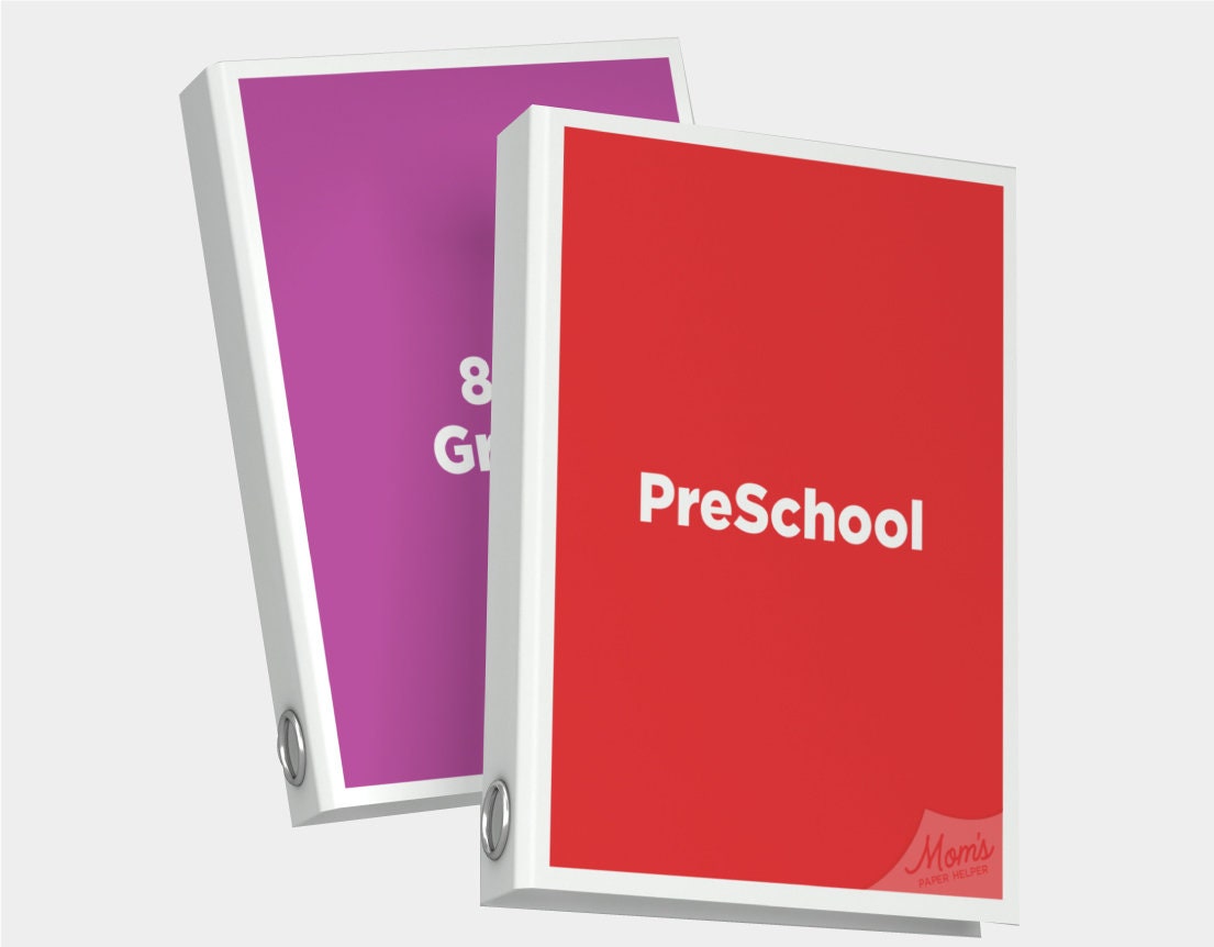 Printable Yearly School Cover Sheets : USA Version - Etsy