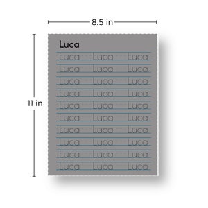 Printable Custom Name Tracing Worksheets - Etsy