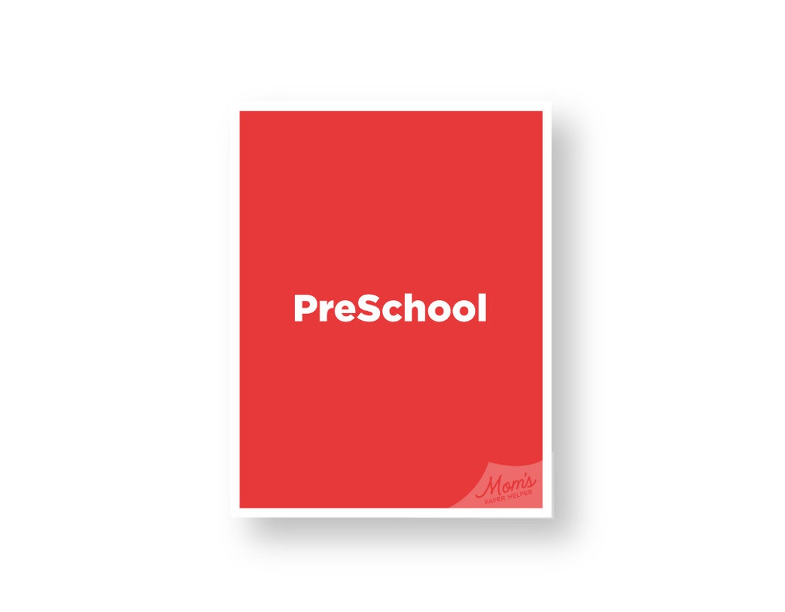 Printable Yearly School Cover Sheets : USA Version - Etsy