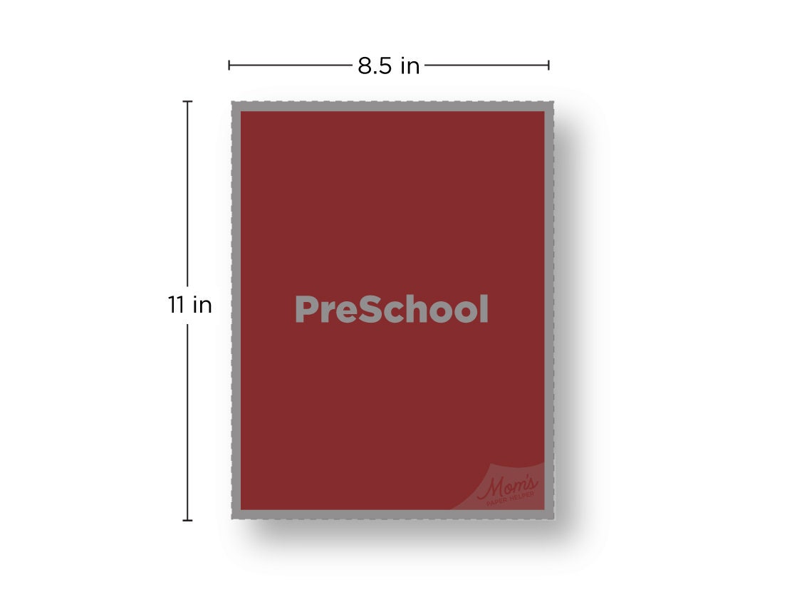 Printable Yearly School Cover Sheets : USA Version - Etsy