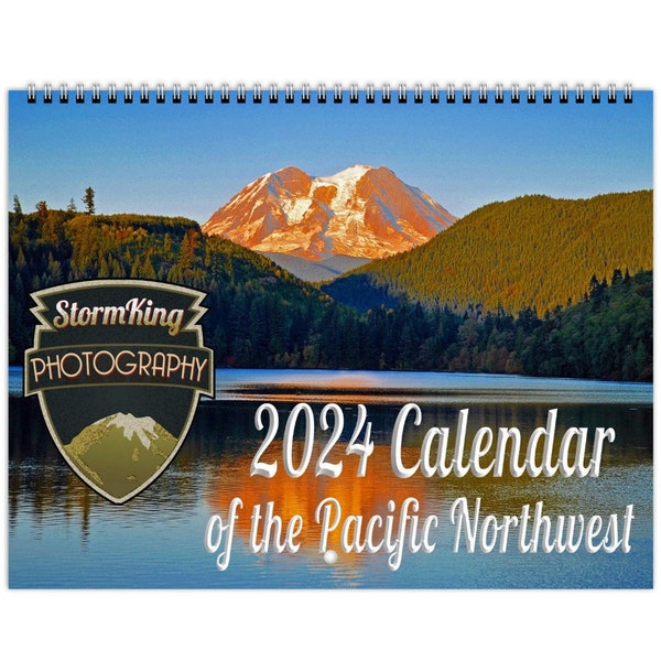 2024 Wall Calendar With Nature Scenery - Etsy