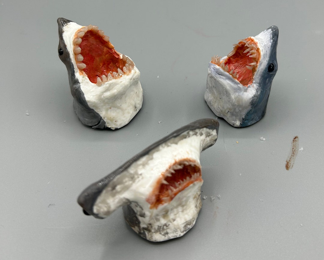 3 Piece Shark Magnet Set ,mako Shark , Great White , Hammerhead , Shark ...