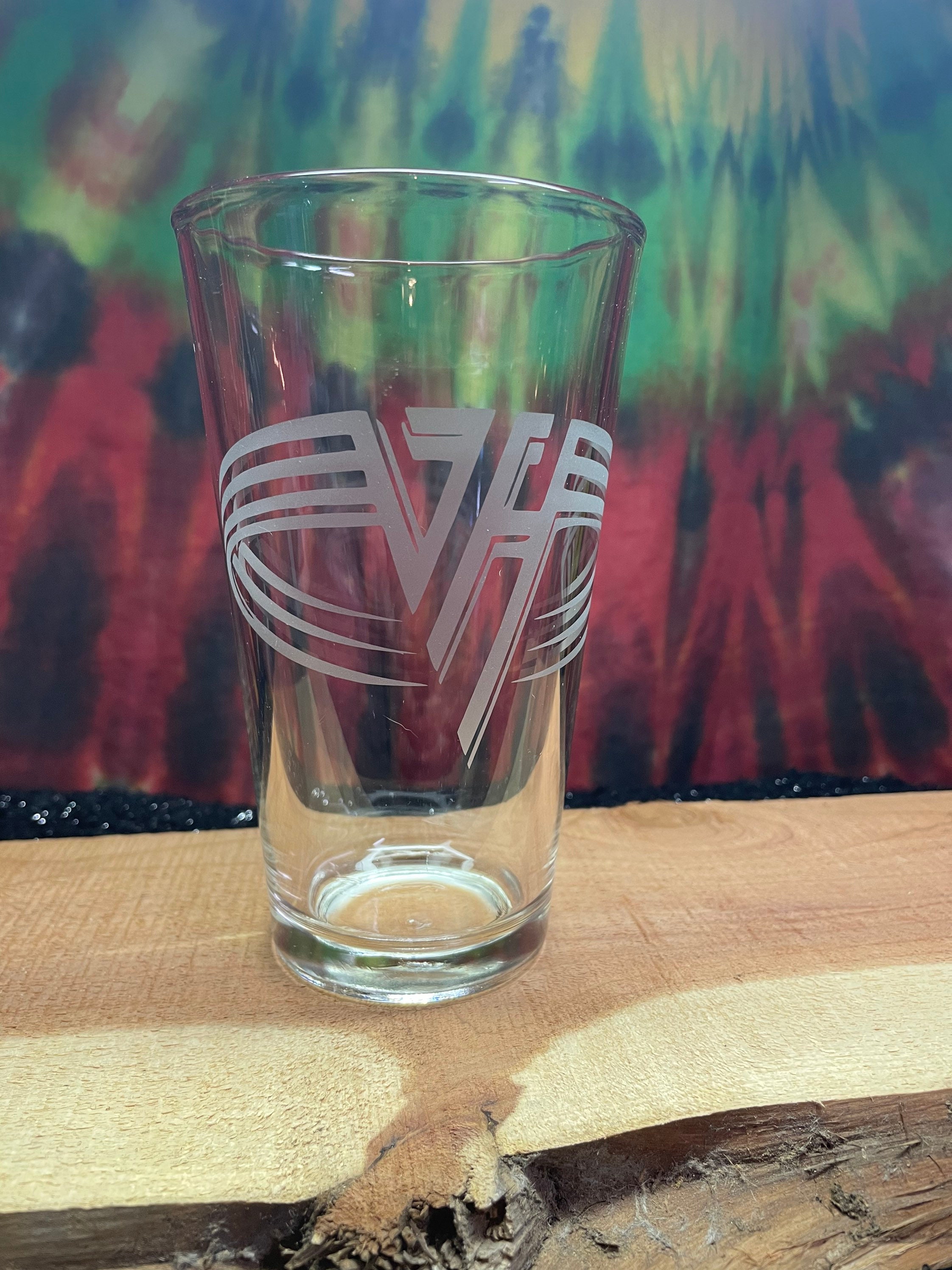 Van Halen Custom Etched Pint Glass - Etsy
