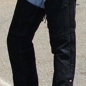 DENIM BIKERCHICK CHAPS - Etsy