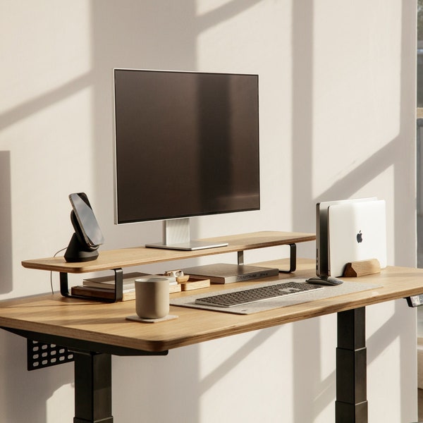 Oak Desk Standing - Etsy