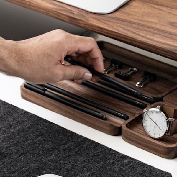 Wooden Desk - Etsy