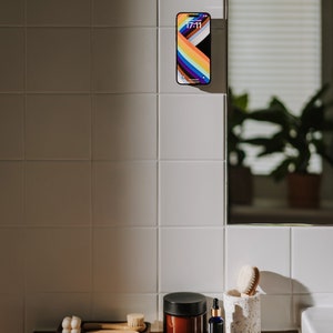 Wooden Magsafe iPhone Wall Mount for iPhone 14, iPhone 13, iPhone 12 ...