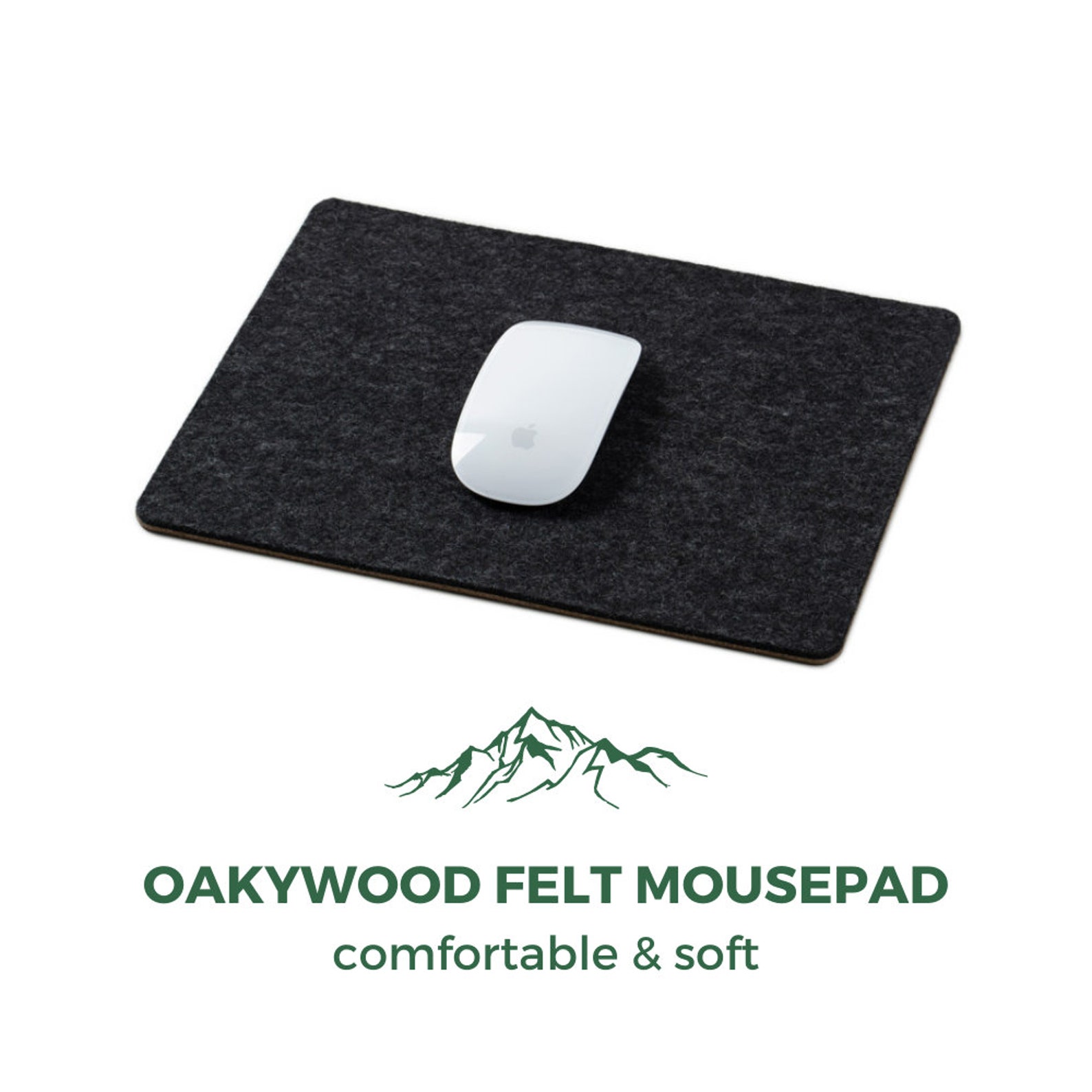 Felt and Cork Mousepad Designer Large Mousepad Merino Wool | Etsy