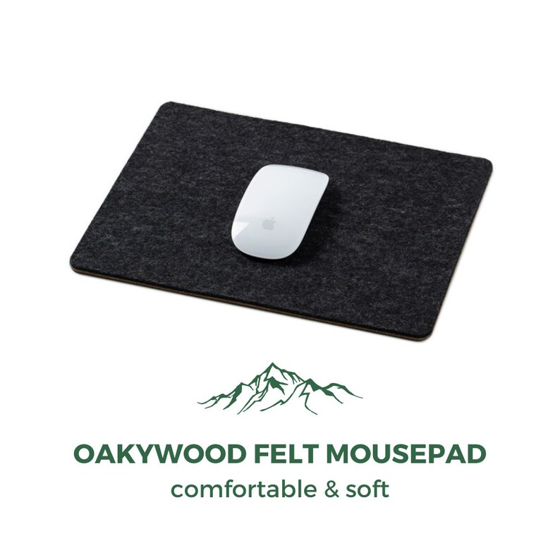 Felt and Cork Mousepad Designer Large Mousepad Merino Wool | Etsy