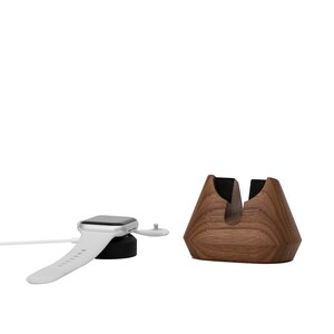Wooden Apple Watch Stand, Magnetic Stand for Apple Watch ...