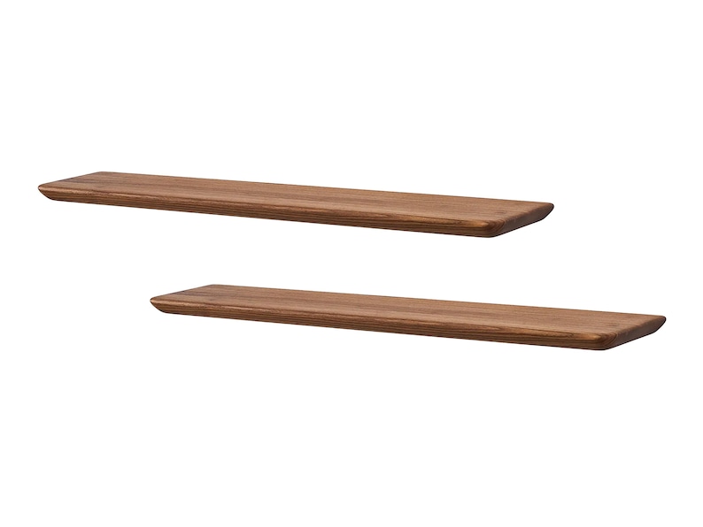 Solid Oak Floating Shelf Set: Wall Mounted Shelves for Home & Office - Etsy