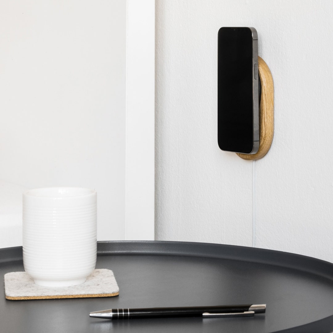 Wooden Magsafe Iphone Wall Mount for Iphone 14 Iphone 13 - Etsy