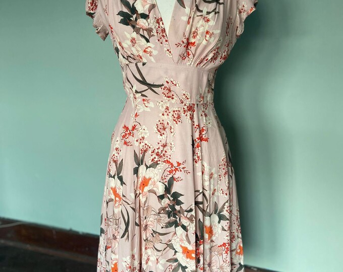 Vintage Reproduction 1940s 40s House of Foxy Ava Dress in Bloomsbury ...
