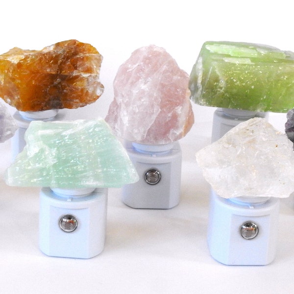 Crystal Quartz Night Light - Etsy