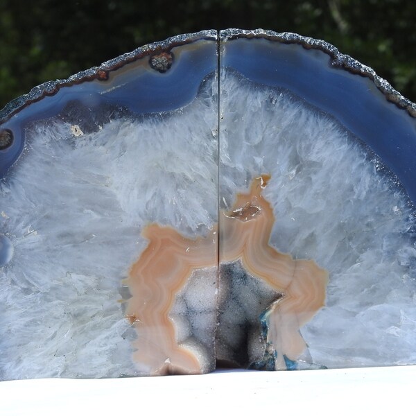 Agate Bookends - Etsy
