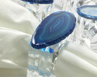 Blue Napkin Ring - Etsy