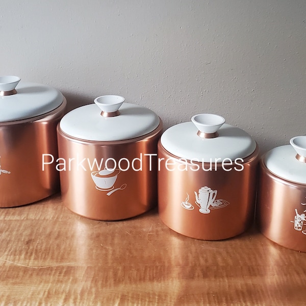 Retro Canister Set - Etsy