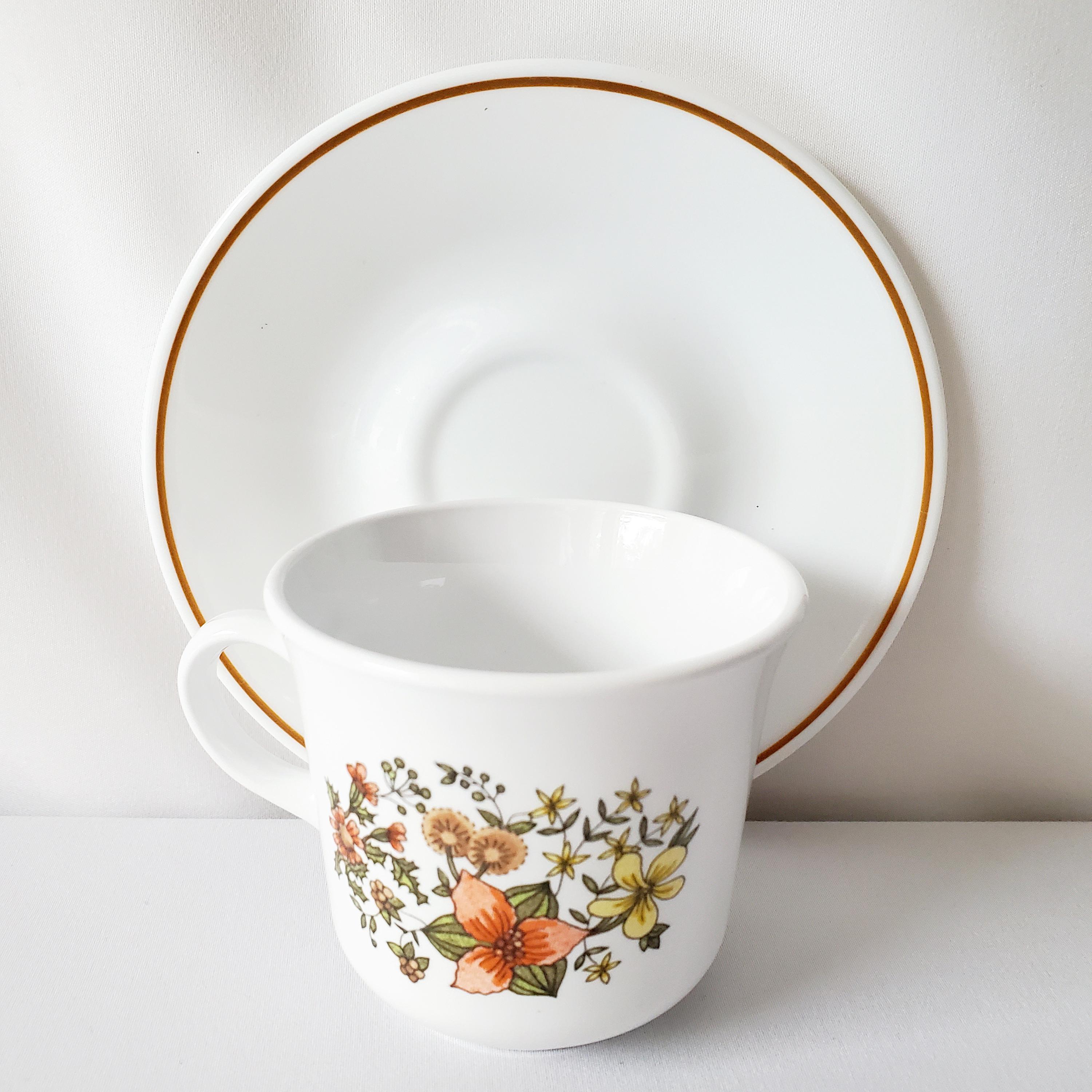 Vintage Corelle Indian Summer Dinnerware: 22 Piece Set for 4 Guests ...