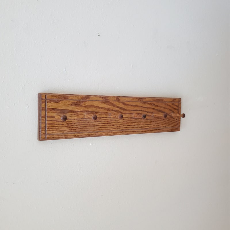 Wooden Peg Rack - Etsy