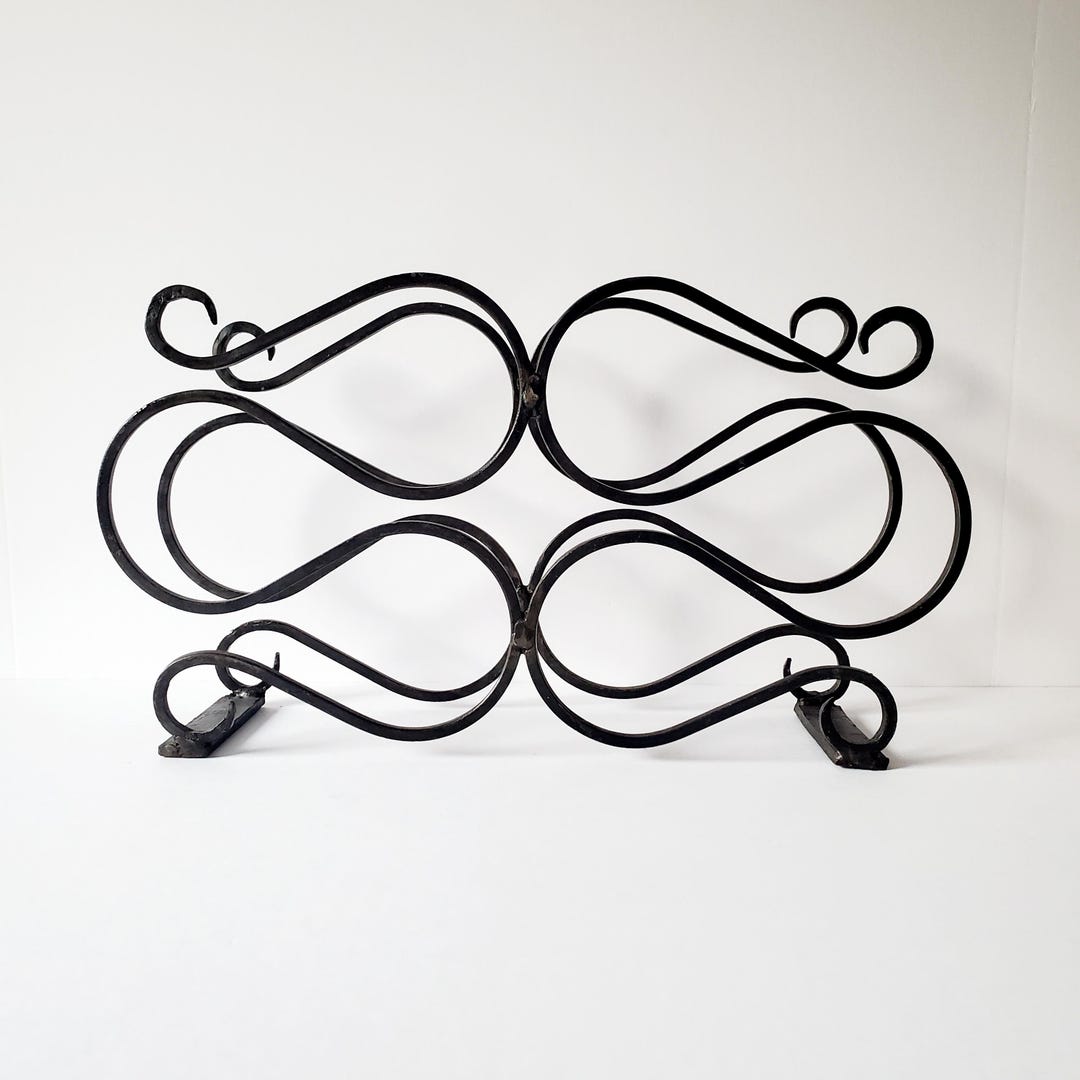 Vintage Wine Rack: Scroll Design - Etsy