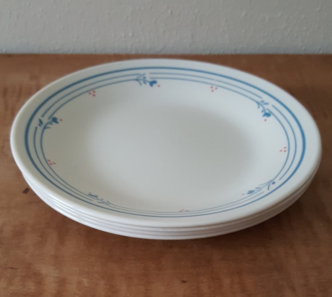 Corelle Country Violets 4 Vintage Bread Salad Plates - Etsy
