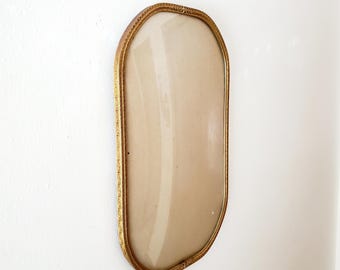 Footed Vintage Brass Oval Picture Frame. FREE SHIPPING - Etsy