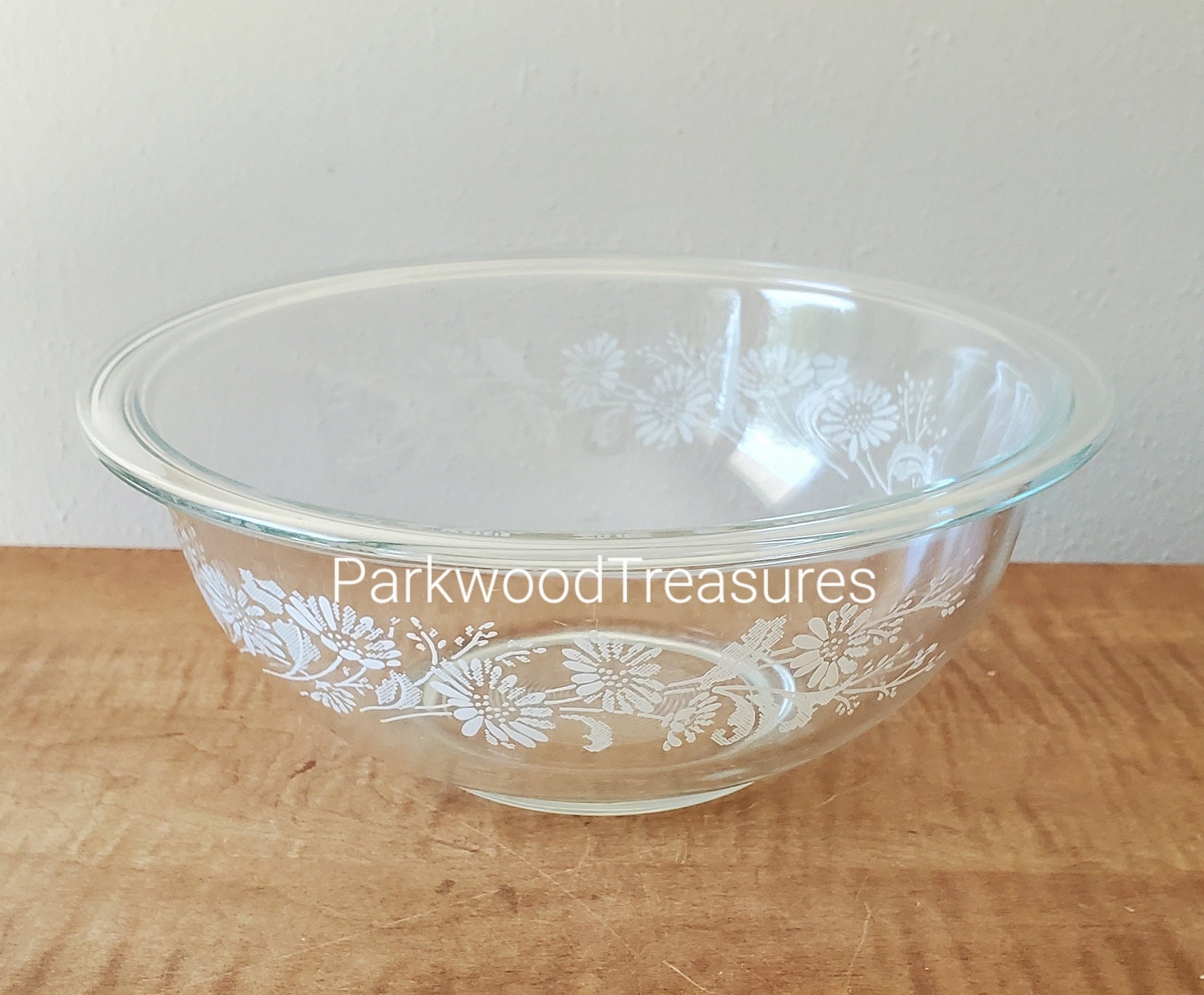 Vintage Pyrex Mixing Bowl Set Colonial Mist Clear Bowls - Etsy