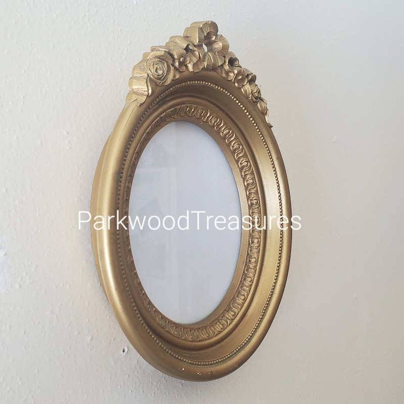 Vintage Oval Frame - Etsy