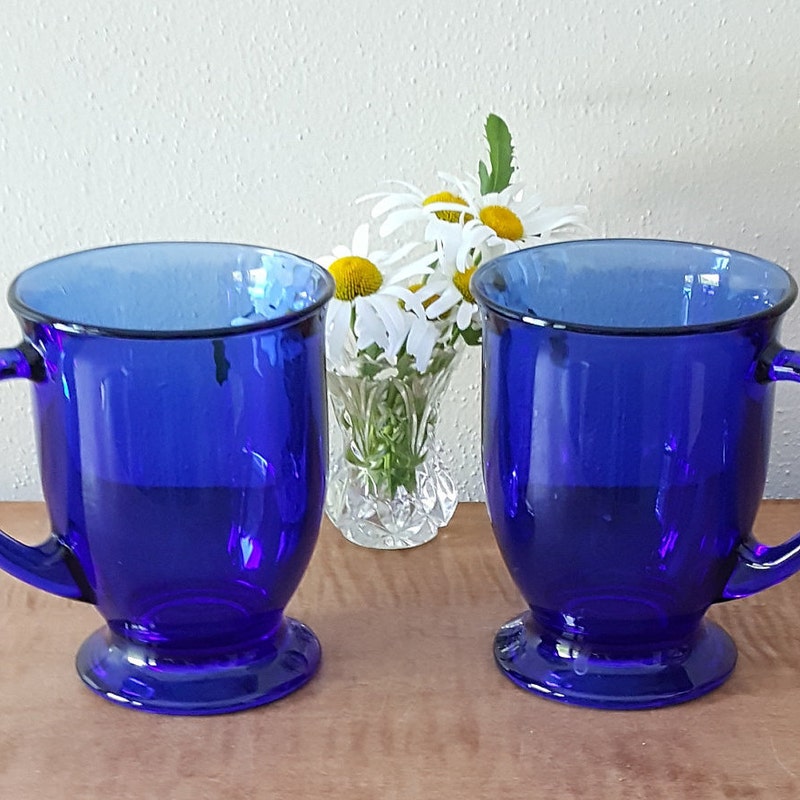 Anchor Hocking Clear Mugs - Etsy