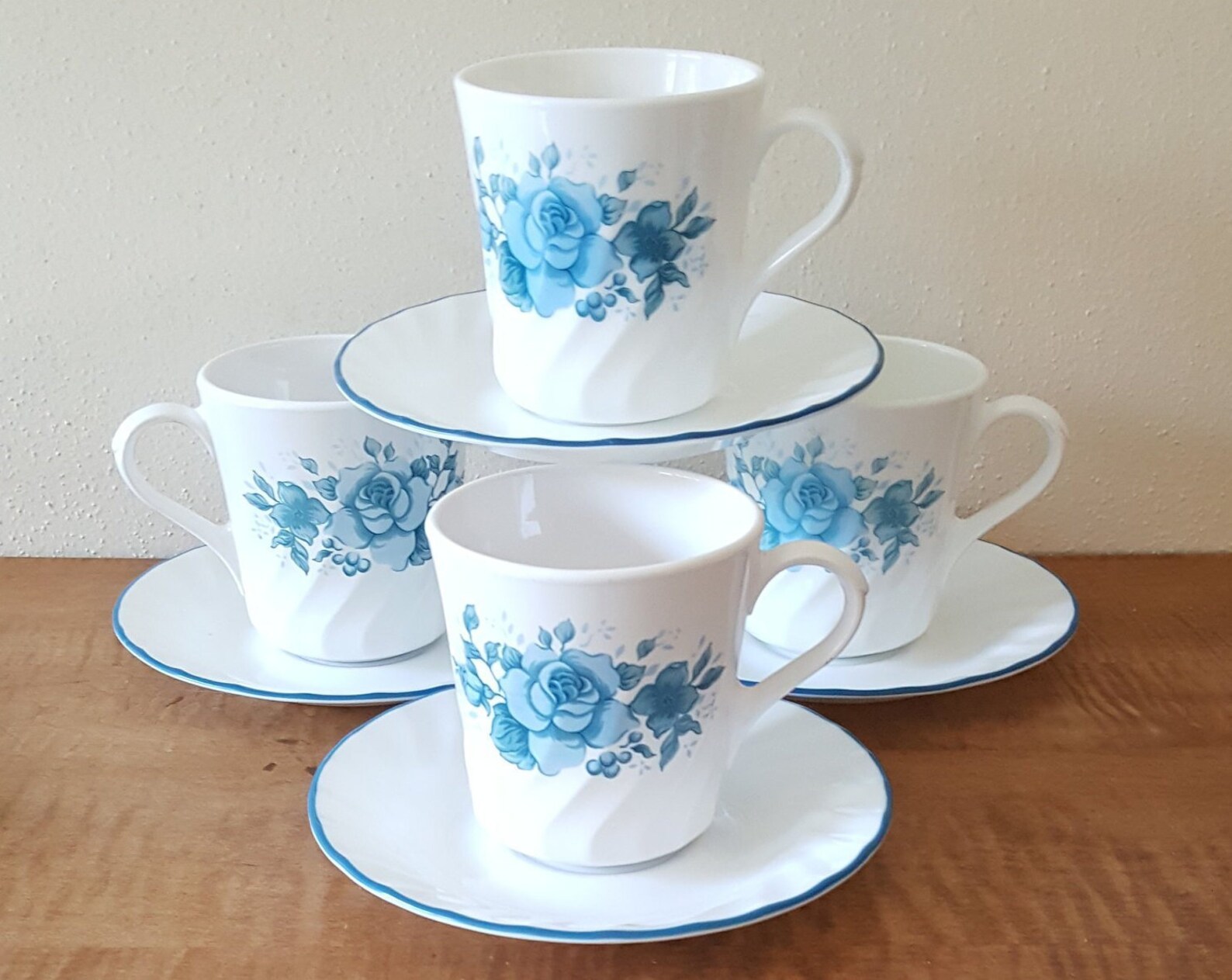Vintage Corelle Blue Velvet Dinnerware: 20 Piece Set - Etsy