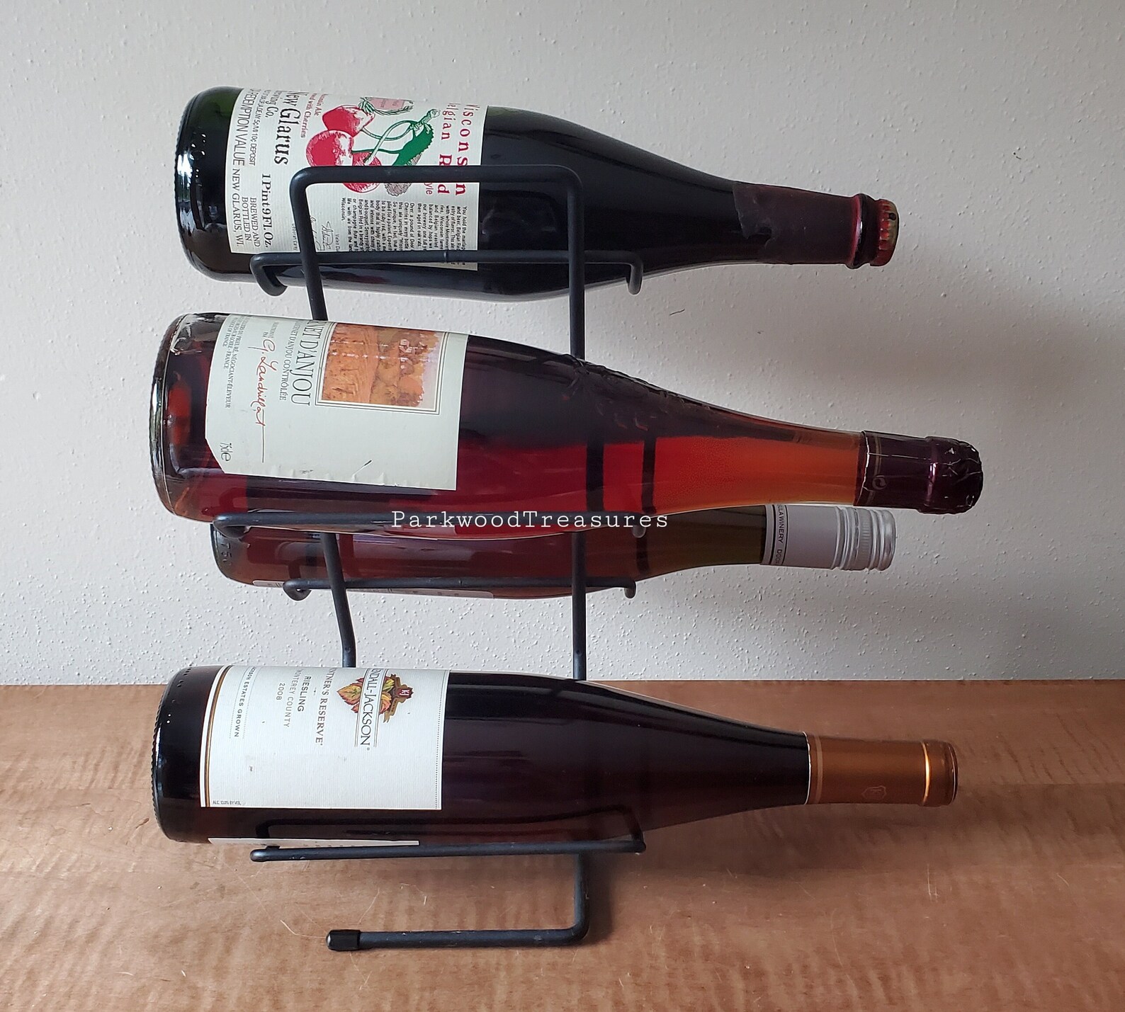 Vintage Wine Rack Metal Wine Rack Small Wine Bottle Rack - Etsy